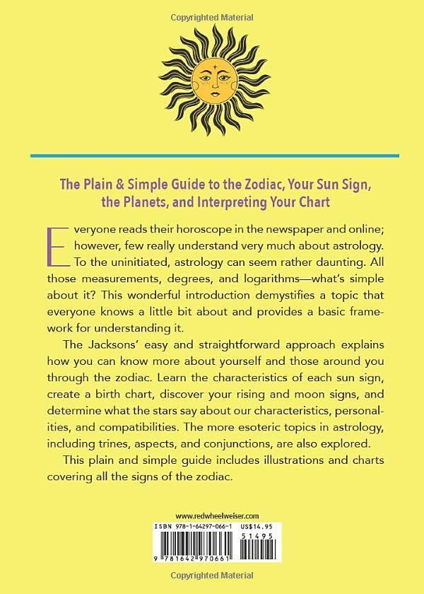 Astrology: Your Plain & Simple Guide to the Zodiac, Planets, and Chart ...